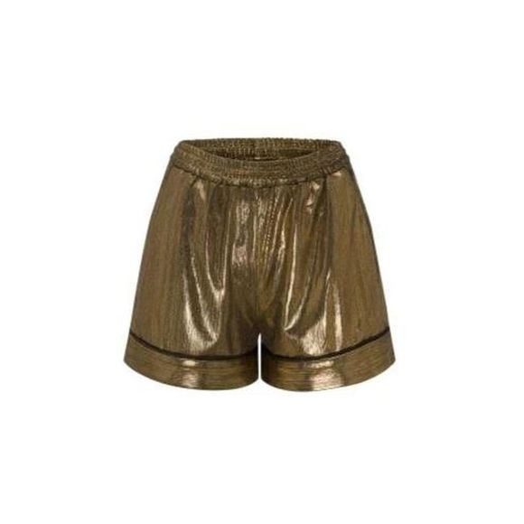 Mode d'Vie | Shorts | Mode Dvie Gold Pj Shorts With Piping | Poshmark